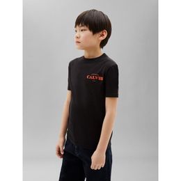 Calvin Klein Jeans Jungen T-Shirt &raquo;CALVIN SMALL CHEST PRINT TEE&laquo; Regular fit mit Rundhalsausschnitt 6 (116)