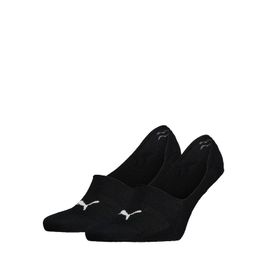 Puma Herren Puma F&uuml;&szlig;linge &raquo;Puma UNISEX MID CUT FOOTIE&laquo; 2 Paar, No-Show-Socks, Silikon in der Ferse f&uuml;r optimalen Halt schwarz 35-38