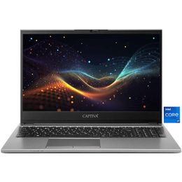 Captiva Business-Notebook &raquo;Business/Office I10-0775GE&laquo; 39,6 cm / 15,6 &prime;&prime; Intel Core i7 Iris Xe Graphics 2.000 GB SSD grau ohne Windows, ohne Netzteil
