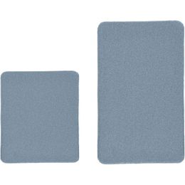 Kleine Wolke Badematte &raquo;RELAX, Badvorleger, Badezimmer Teppich&laquo; H&ouml;he 30 mm rutschhemmend beschichtet fu&szlig;bodenheizungsgeeignet Badteppich, meliert, rechteckig, rund
