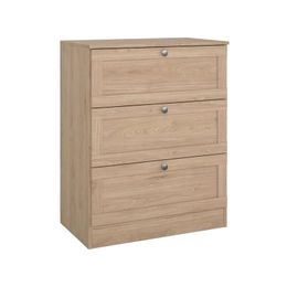 Home Affaire Kommode &raquo;Billund, Kommode, mit 3 Schubladen&laquo; Modernes, elegantes Design und verschiedene Gr&ouml;&szlig;en & Varianten Spanplatte B/H/T: 70,2cm x 