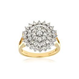 DIAMANT LETERNEL Ring 'Cluster-Ring aus 750 Gelbgold mit Diamant' female size 56 Gold