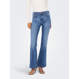 Only Damen Only Bootcut-Jeans &raquo;ONLBLUSH MID RETROFLARED DNM DIA550 NOOS&laquo; blau XS (34), L&auml;nge 32