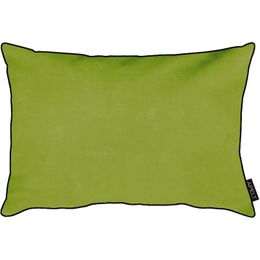 Apelt Dekokissen &raquo;Ruby&laquo; Kissenh&uuml;lle mit F&uuml;llung, 1 St&uuml;ck gr&uuml;n Polyester B/L: 35cm x 45cm, 1 Stk.