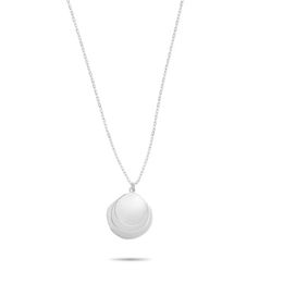 Liebeskind Berlin Damen Kette mit Anh&auml;nger &raquo;Schmuck Geschenk Edelstahl Halskette The Organic Treasure&laquo; silber Edelstahl, L: 50 B: 2mm
