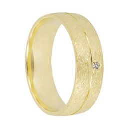 Firetti Unisex Trauring &raquo;Schmuck Geschenk Gold 375 Hochzeit Ehering Trauring "LIEBE"&laquo; Made in Germany, wahlweise mit oder ohne Brillant gold 23, 0,01 