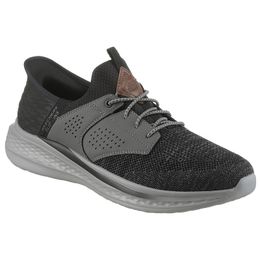 Skechers Herren Slip-On Sneaker &raquo;SLADE-CASTER&laquo; Slipper, Sneaker mit Gummizug und Slip-ins schwarz 44