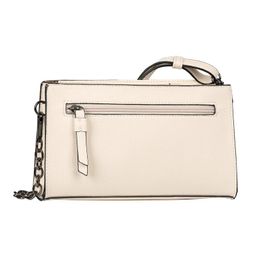 Tom Tailor Denim Damen Tom Tailor Denim Umh&auml;ngetasche &raquo;Lennon&laquo; Damen Schultertasche, Handtasche mit abnehmbarer Metallkette beige B/H/T: 24cm x 14cm x