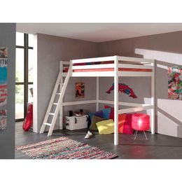 Vipack Hochbett &raquo;Pino, inkl. Rolllattenrost, Absturzschutz und schr&auml;ger Leiter&laquo; B/H/T ca. 209x190x215cm, H&ouml;he unter der Liegefl&auml;che 145 cm nutzbar, in zwei 