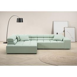 Home Affaire Ecksofa &raquo;Ancona, Ecksofa, incl. Kopfteilverstellung, Breite 319 cm, L-Form&laquo; wahlweise motorische Sitztiefenverstellung, auch in Cord + 