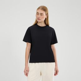 Ellesse Damen T-Shirt mit Rundhalsausschnitt, Kurzarm-Design, aus Baumwolle und Elasthan schwarz 44