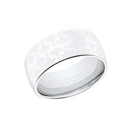 JOOP! JOOP! Fingerring &raquo;Schmuck Geschenk Ring Kornblume, breit - Eyecatcher&laquo; silber 54, Edelstahl, 9mm
