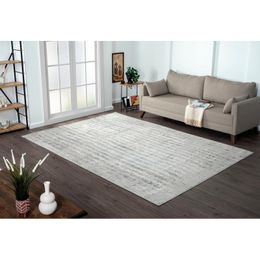 MyFlair Teppich &raquo;My Soul&laquo; rechteckig 8 mm H&ouml;he Kurzflor, Scandi-Design, besonders weich durch Microfaser beige Polyester B : 200cm 1 Stk., 8mm, L: 290cm