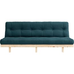 Karup Design Schlafsofa &raquo;Lean&laquo; mit Bettfunktion und Futonmatratze blau 80% Baumwolle + 20% polyester B/H/T: 190cm x 73cm x 99cm, Baumwollmix