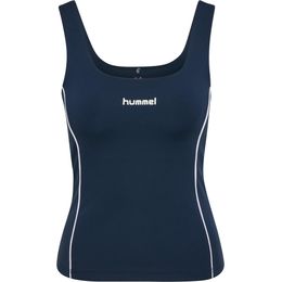 Hummel Sports Top female size M Gentian / White