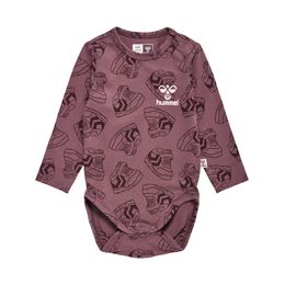 Hummel Body Jungen Gr&ouml;&szlig;e 80 beere / dunkellila / wei&szlig;