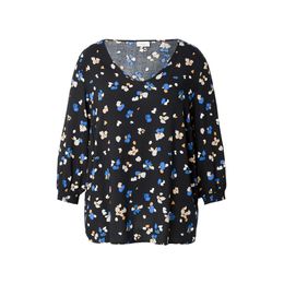 Only Carmakoma Bluse 'CARPETREA' Damen Gr&ouml;&szlig;e XXL azur / senf / schwarz / wei&szlig;