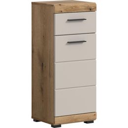 Welltime Unterschrank &raquo;SIENA, Breite 37cm, 1 T&uuml;r, 1 Schubkasten, 2 F&auml;cher, MDF-Front&laquo; TOPSELLER!, 1 Stk. tlg. in verschiedenen Farben erh&auml;ltlich, 