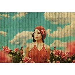 Livingwalls living walls Fototapete &raquo;Walls by Patel Havana 2&laquo; glatt Vlies, Wand, Schr&auml;ge beige Vlies B/L: 4m x 2,7m