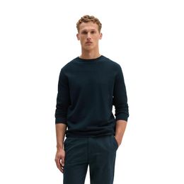 Marc O'Polo Marc O'polo Herren Marc O'Polo Rundhalspullover regular aus reiner Bio-Baumwolle blau L