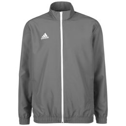 adidas Performance Athletic Jacket 'Entrada 22' male size L Grey / White