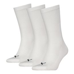Puma Herren Puma Socken &raquo;Puma UNISEX CUSHIONED NEXT CREW 3P&laquo; 3 Paar, 3 Stk. tlg. mit Zonenpolsterung f&uuml;r zus&auml;tzlichen Komfort wei&szlig; 35-38