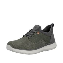 Rieker Herren Slip-On Sneaker Slipper, Halbschuh, Freizeitschuh, Sneaker zum Schlupfen gr&uuml;n 47
