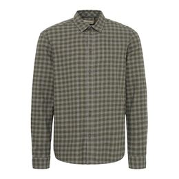 Blend Herren Langarmhemd &raquo;BHCALLI SHIRT&laquo; Baumwolle, regular fit gr&uuml;n L, N-Gr