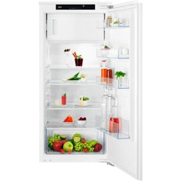 AEG Einbauk&uuml;hlschrank Serie 5000 &raquo;TSF5O12EF&laquo; 122,5 cm hoch 55,6 cm breit 137 L, variable Glasablagen bis zu 25 kg belastbar, Touch, Festt&uuml;r silber 