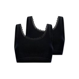 uncover by Schiesser Damen uncover by Schiesser Bustier &raquo;UNCOVER Cotton Lace&laquo; L, N-Gr
