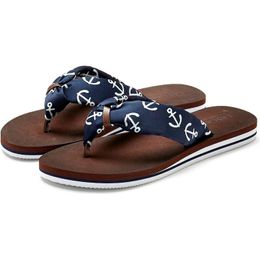 Lascana Damen Lascana Badezehentrenner &raquo;Sandale, Badeschuh, Pantolette, Badelatsche, Flip Flop, Sommerschuh,&laquo; Zehentrenner ultraleicht mit softem Band