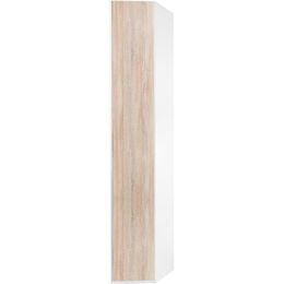 wimex Eckkleiderschrank &raquo;New York&laquo; wahlweise 208 oder 236cm hoch wei&szlig; B/H/T: 33cm x 236cm x 58cm, T&uuml;ren: 1 Stk.