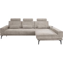 set one by Musterring Ecksofa &raquo;SO 3600, inkl motor. Sitztiefenverstellung, Kopfst&uuml;tzen, Nierenkissen&laquo; Sitzh&ouml;he 44 cm, Kaltschaum, Breite 293 x Tiefe 