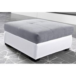 COTTA Hocker &raquo;Speedway&laquo; Edles Flachgewebe ( 100% Polyester ) / Feine Struktur ( 100% Polyester );Kunstleder SOFTLUX / Luxus-Microfaser ( 100% 