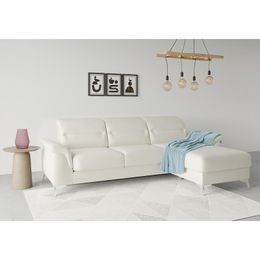 Sit & More sit&more Ecksofa &raquo;Sinatra L-Form&laquo; mit Recamiere, optinal mit Kopfteilverstellung und Armteilfunktion beige 98% Polyester, 2% Polyamid B/H/T: 258cm x 