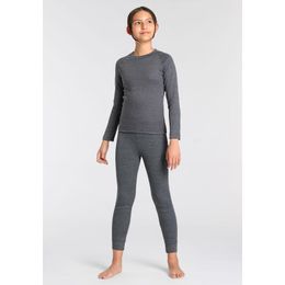 Heatkeeper M&auml;dchen Thermounterhose Thermohose f&uuml;r Jungen und M&auml;dchen grau 152/164