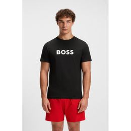 BOSS Herren BOSS Strandshirt &raquo;T-Shirt RN&laquo; mit UV Schutz (SPF 50+), Swimwear schwarz XL