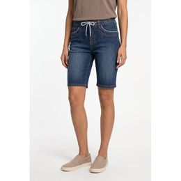 bonprix Damen bonprix Bermudas schmale Passform, elastisches Material, mit Bindeband 40, N-Gr