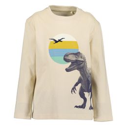Blue Seven Jungen Langarmshirt Baumwolle, mit tollem Dino-Motiv beige 110