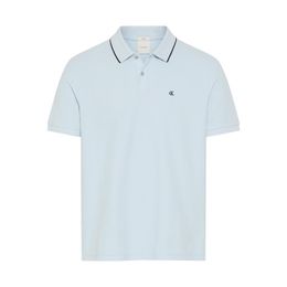Calvin Klein Herren Poloshirt &raquo;SS RFND PQ TPPD CLSS&laquo; Mit Rundhalsausschnitt blau XXL