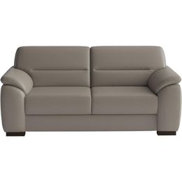 Sit & More sit&more 3-Sitzer &raquo;Montego&laquo; mit Federkern beige B/H/T: 196cm x 88cm x 90cm, NaturLEDER