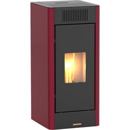 Blaze Pelletofen &raquo;Ilia&laquo;&laquo; optional WLAN f&auml;hig rot