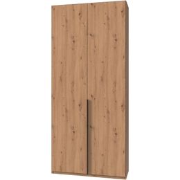 wimex Kleiderschrank &raquo;Mugano,in 5 Breiten,2 H&ouml;hen,2 Tiefen, viele Farben, Made in Germany&laquo; in Basic oder Premium Ausstattung, mit langen Griffen aus Metall,