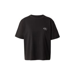 Calvin Klein Jeans T-Shirt Damen Gr&ouml;&szlig;e XS/S hellgrau / schwarz / wei&szlig;