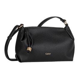 Gabor Damen Umh&auml;ngetasche &raquo;Telia&laquo; dezente Falten, eleganter Rei&szlig;verschlusszipper mit goldenem Zierkubus B/H/T: 28cm x 18cm x 9,5cm