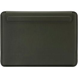 Laptop-H&uuml;lle &raquo;Ultra Slim Sleeve MacBook Pro/Air 13/14"&laquo; MacBook Air Notebook 35,6 cm (14 Zoll) gr&uuml;n Kunstleder, Mikrofaser Kompatibel mit MacBook Pro 