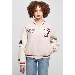 Fubu Between-Season Jacket female size XS Cream / Rose / bright red / Black