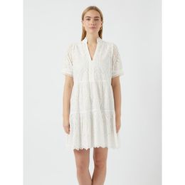 Y.A.S Damen Blusenkleid &raquo;YASHOLI SS DRESS S. NOOS&laquo; Sommerkleid wei&szlig; XS, N-Gr