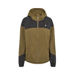 U.S. Polo Assn. Jacke 'UWIdun' Damen Gr&ouml;&szlig;e L oliv / schwarz Sommerjacke