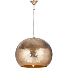 Kayoom Pendelleuchte &raquo;Factory&laquo; E27 1 Stk. H&auml;ngeleuchte, H&auml;ngelampe beige 1, &Oslash; 47cm H: 35cm, 1 Stk.